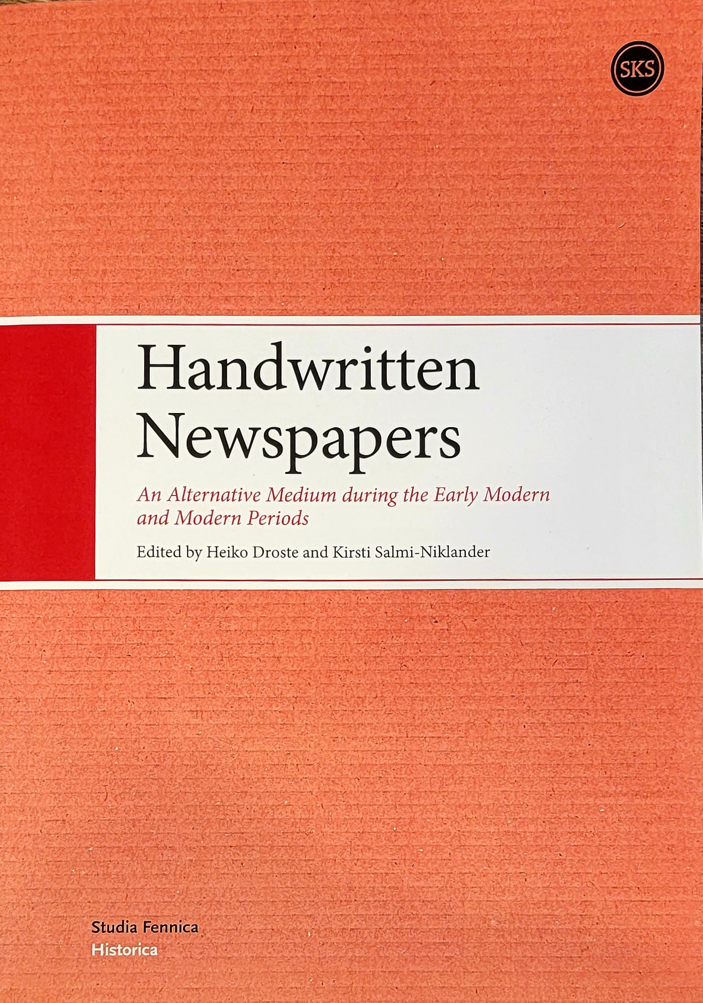 Books & Articles on Handwritten Newspapers | The Handwritten Newspapers ...
